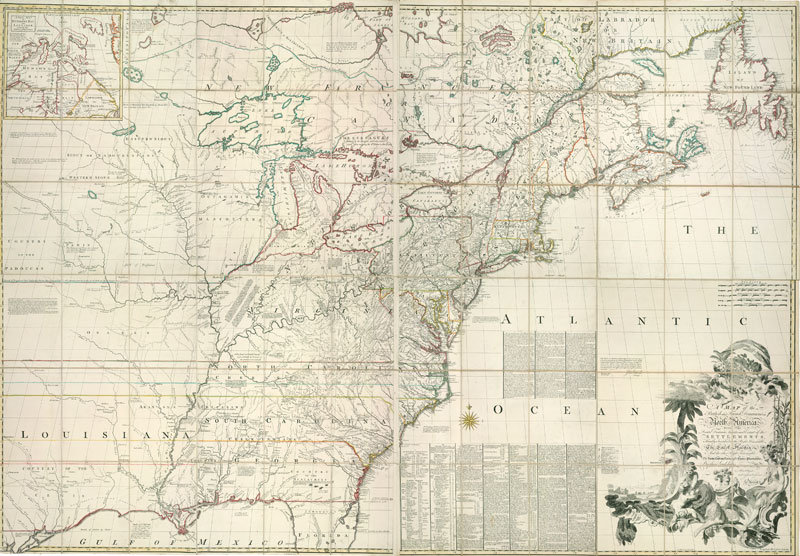 Education from LVA: 1755 John Mitchell Map